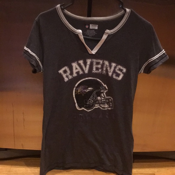 NFL | Tops | Nfl Brand Womens Medium Ravens Tee | Poshmark